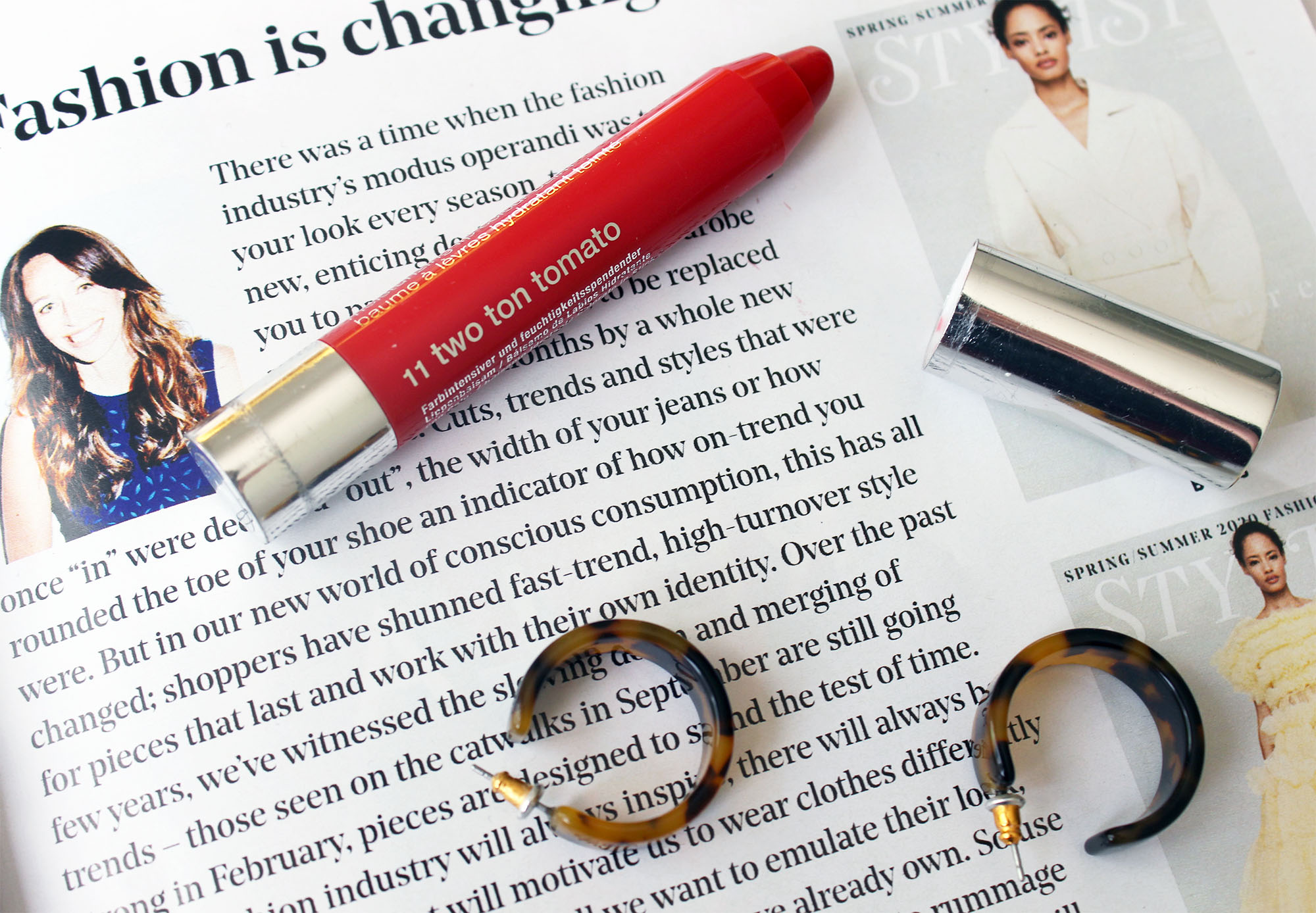 Clinique Chubby Stick in Two Ton Tomato Review - Oomph London